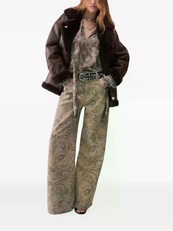 Liu Jo Printed Satin Blouse - Neutrals