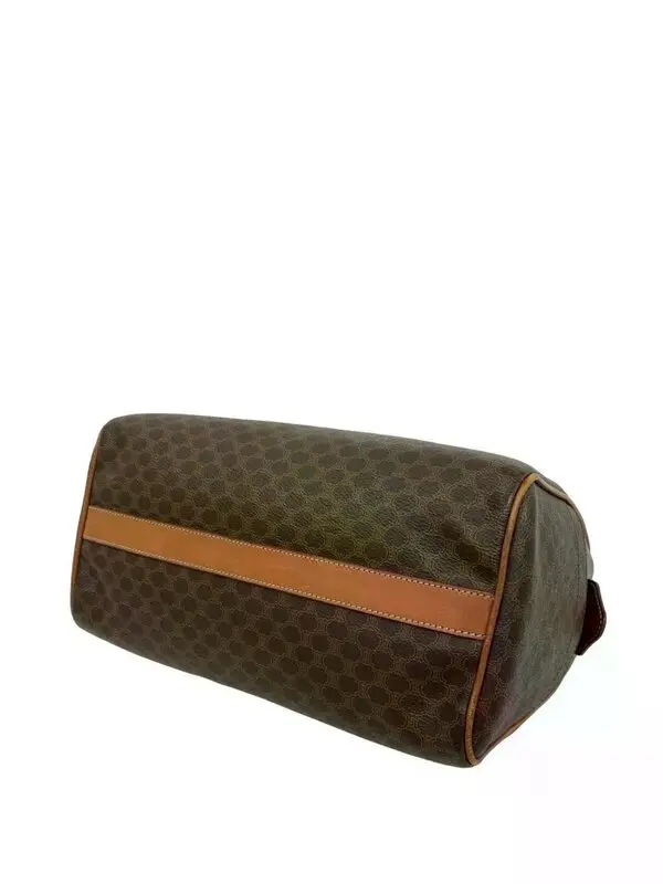 Celine 1994 Macadam Coated Canvas Boston Bag