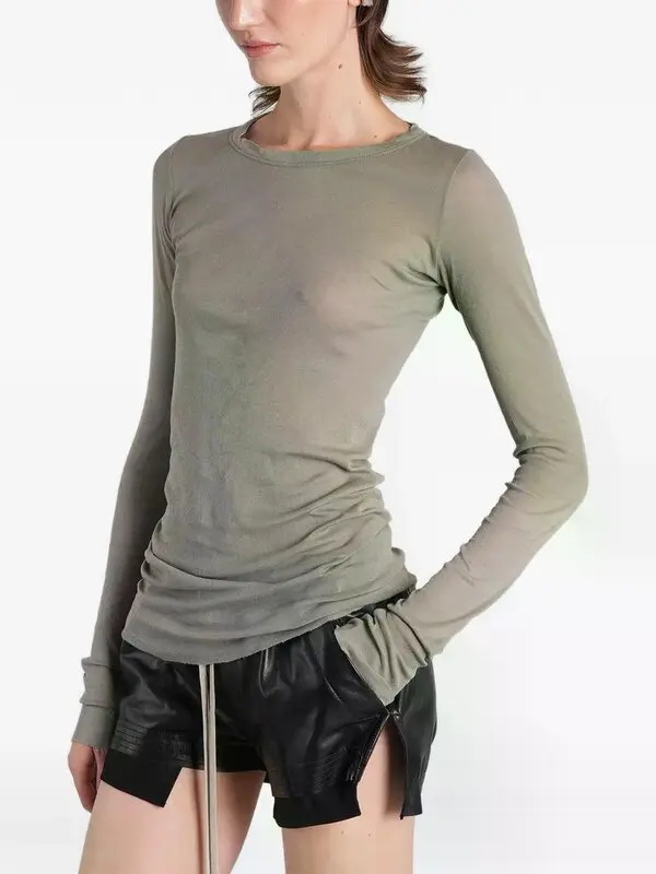 Rick Owens Exposed-seam Long-sleeve Sweater - Neutrals