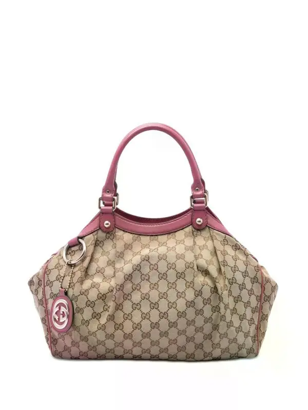Gucci 2016-2026 Medium Gg Canvas Sukey Tote Bag - Neutrals