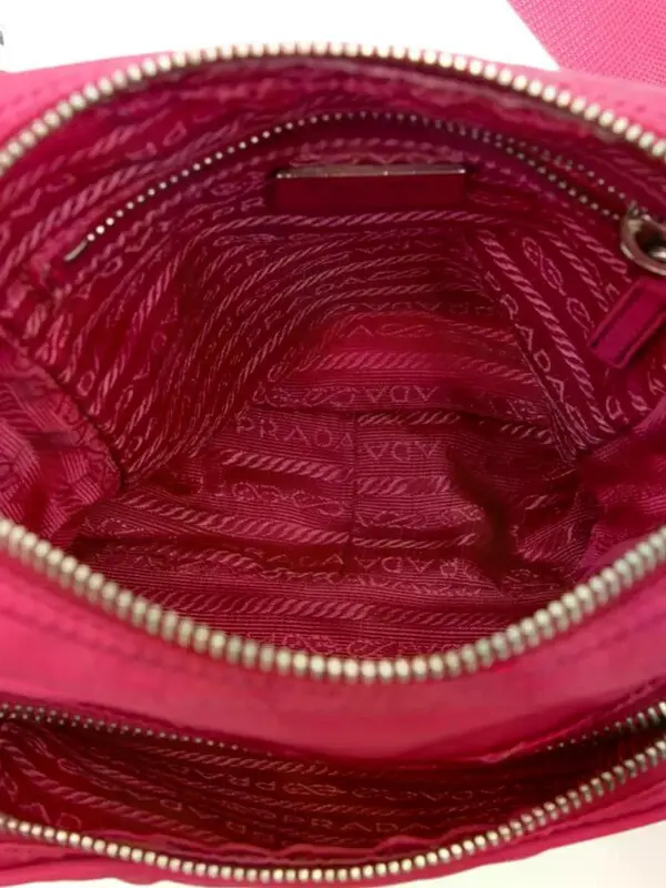 Prada 2000-2013 Tessuto Zip Top Crossbody Bag