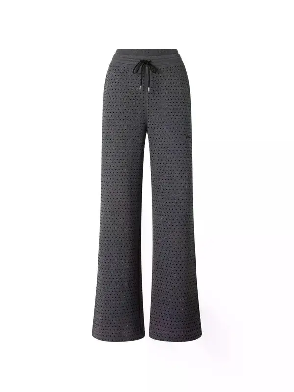 Pinko Rhinestone Embellished Track Pants - Grey