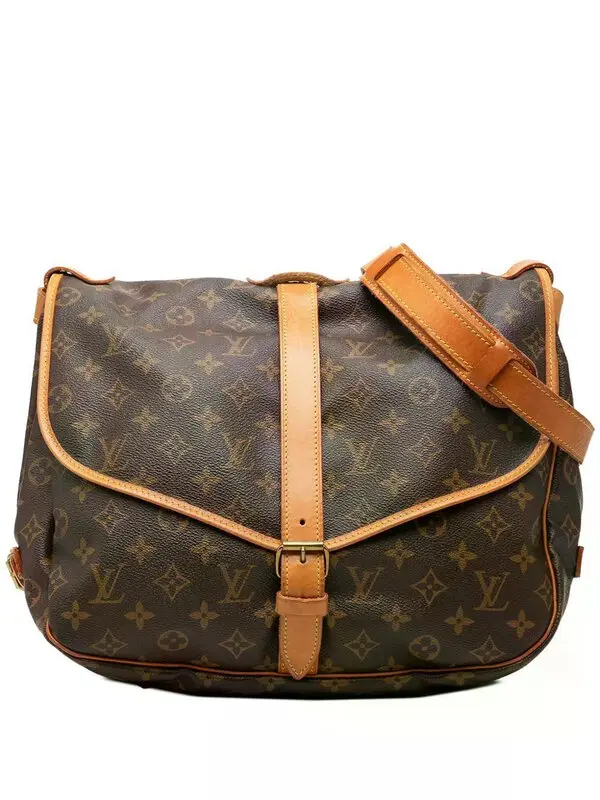 LOUIS VUITTON Monogram Saumur 35 Crossbody Bag