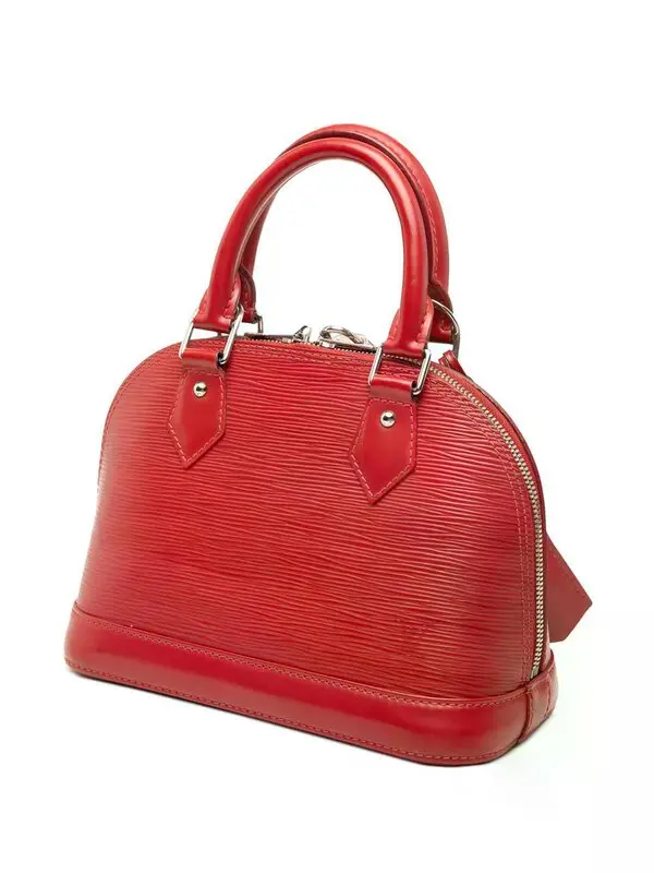 LOUIS VUITTON 2013 Epi Alma Bb Satchel - Red