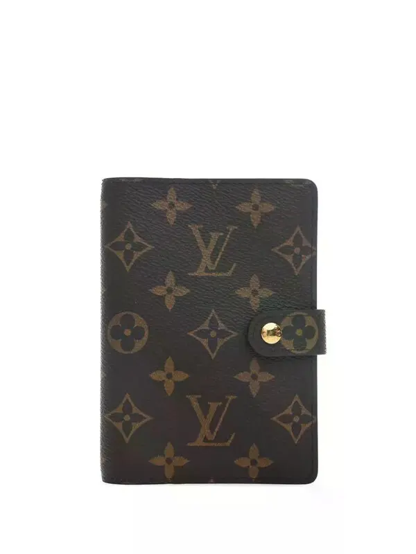 LOUIS VUITTON 2000-2026 Monogram Agenda Pm - Brown