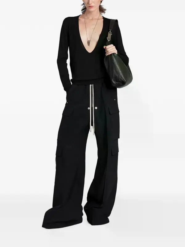 Rick Owens Plunging V-neck Sweater