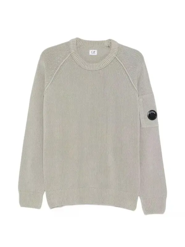 C.P. COMPANY Lens-detail Sweater - Grey