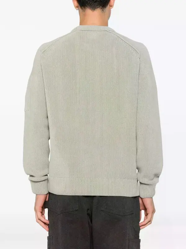 C.P. COMPANY Lens Detail Crew Neck Sweater