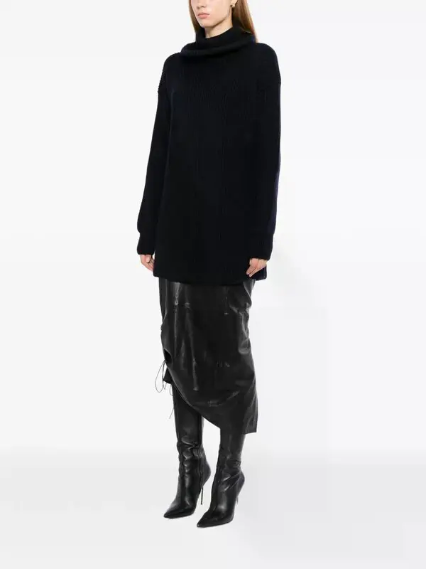 Balenciaga Oversize-ring Ribbed Sweater