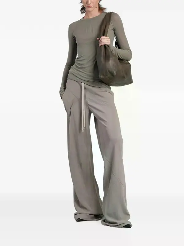Rick Owens Ribbed Long-sleeve Sweater - Grey