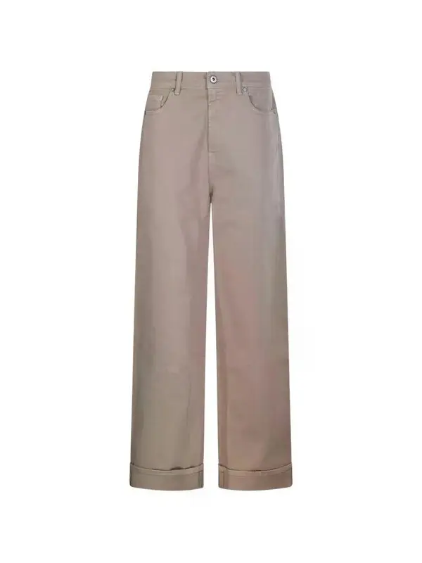 P.a.r.o.s.h Turn-up Cuff Trousers - Neutrals