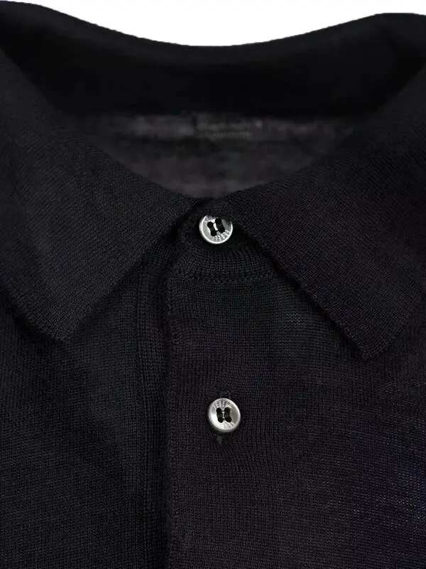 Fedeli Long-sleeve Polo Sweater
