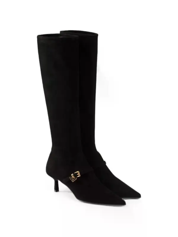Prada Stretch Suede Boots