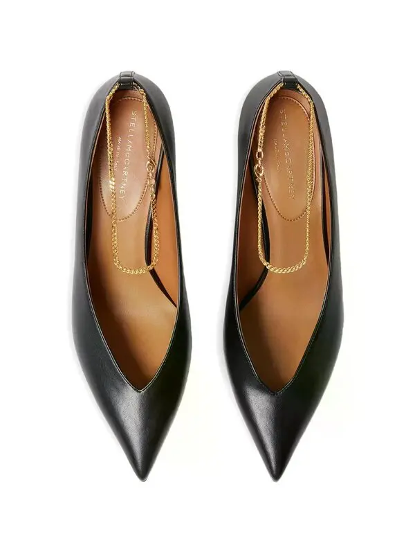 Stella McCartney Chain-link Pointed-toe Pumps
