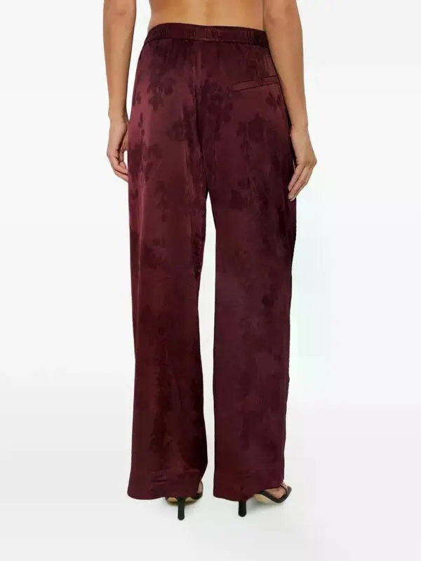 GANNI Floral-motif Trousers