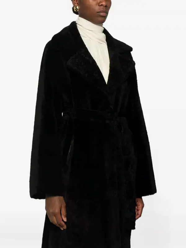 ARMA Belted Shearling Coat