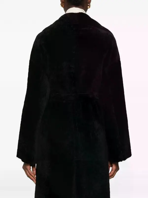 ARMA Belted Shearling Coat