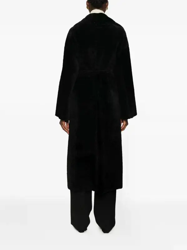 ARMA Belted Shearling Coat