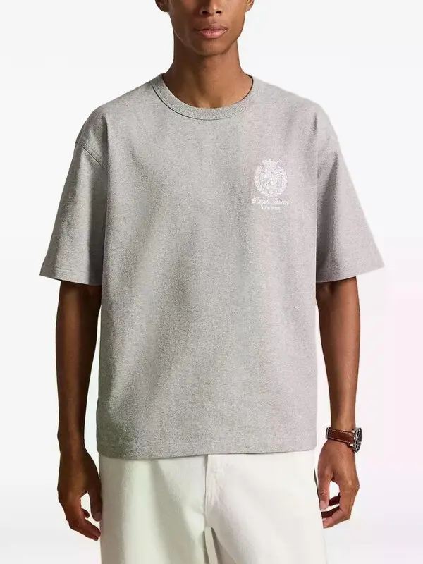 Polo Ralph Lauren Logo-embroidered T-shirt - Grey