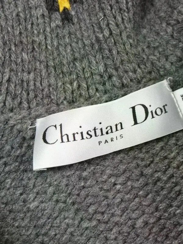 Dior 2000s Sailor Collar Star Motif Cardigan