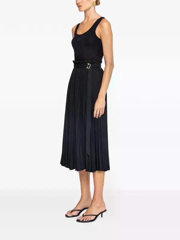 NISSA Pleated High-waisted Skirt