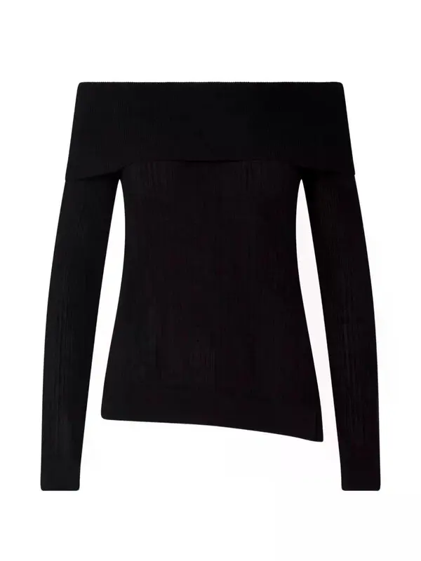 Liu Jo Wool Sweater With Bardot Neckline