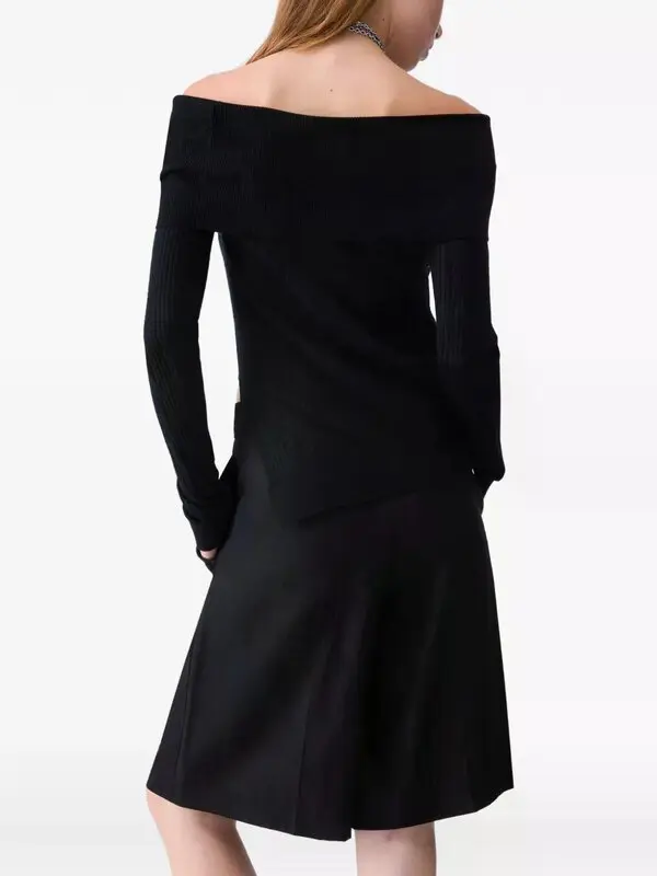 Liu Jo Wool Sweater With Bardot Neckline