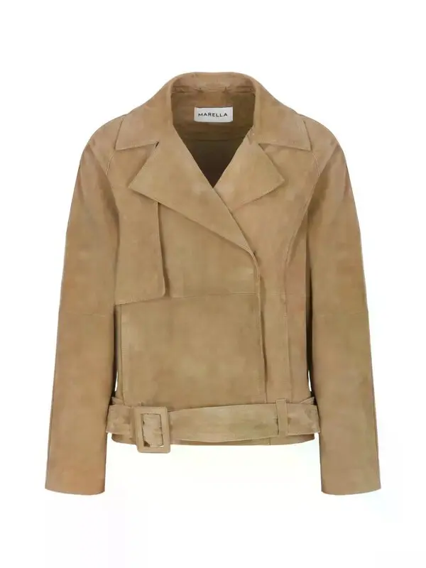 Marella Belted Suede Jacket