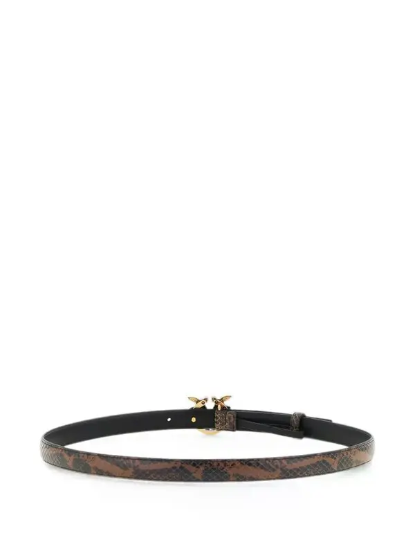 Pinko Reptile-effect Belt - Brown