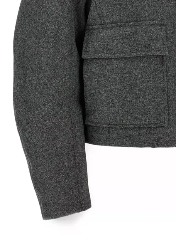 Brunello Cucinelli Shearling-collar Cropped Jacket