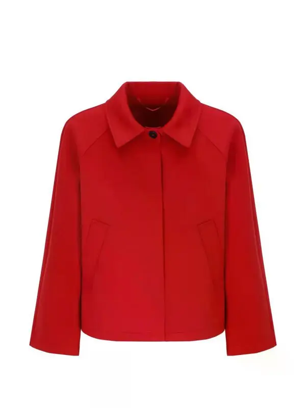 EMME Raglan-sleeved Single-breasted Coat