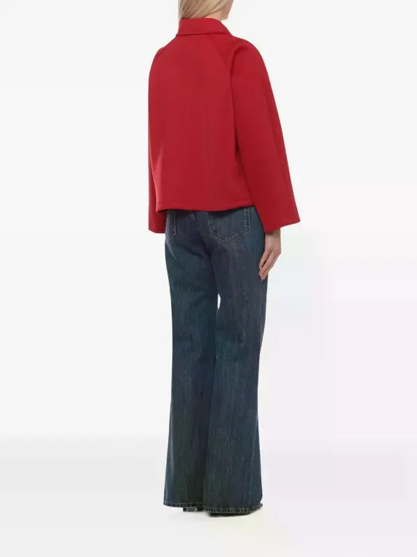 EMME Raglan-sleeved Single-breasted Coat