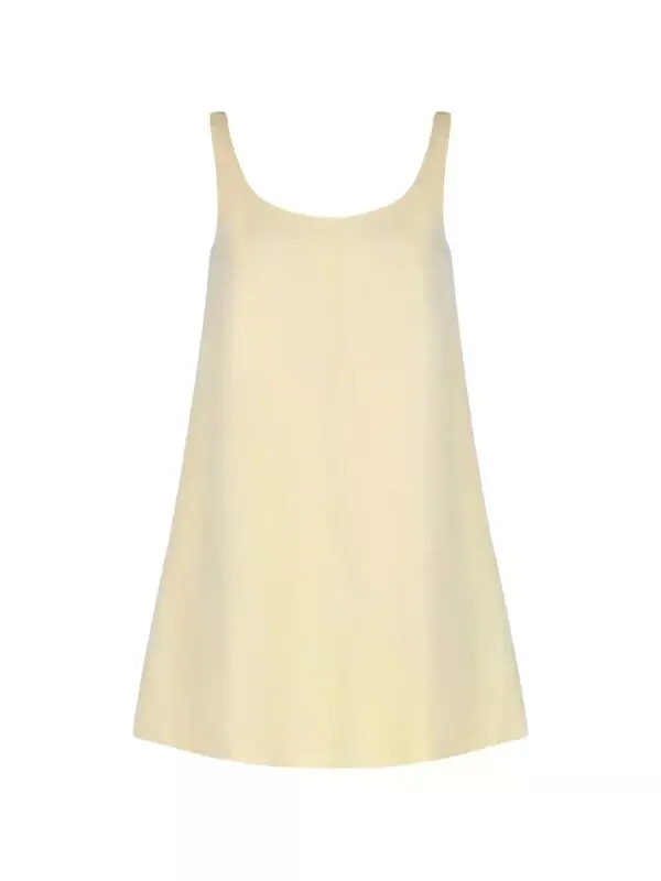 Smythe Scoop-neck Mini Dress