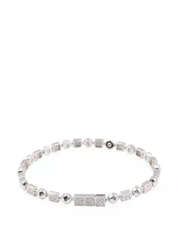 BVLGARI 18k White Gold Diamond Bracelet