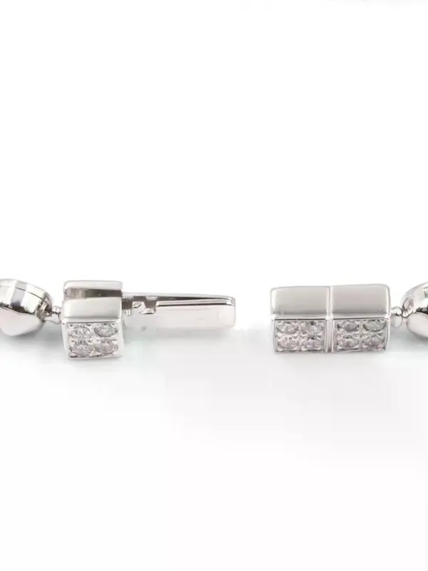 BVLGARI 18k White Gold Diamond Bracelet