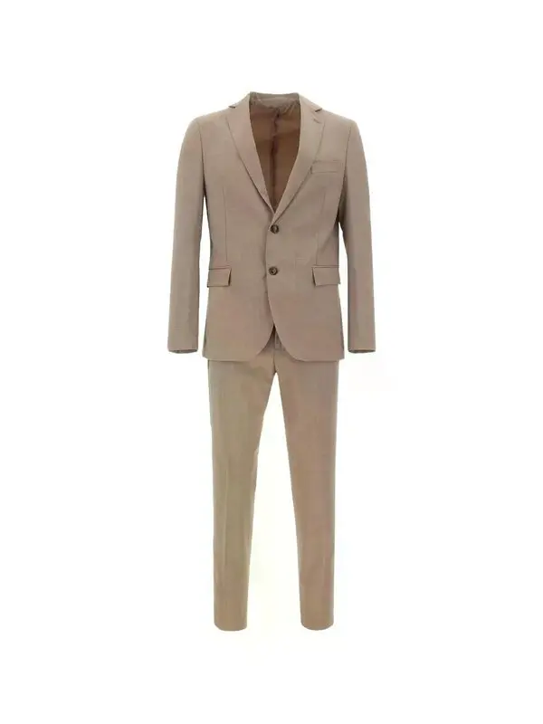 MARCHESANI Sassicaia Single-breasted Suit - Neutrals