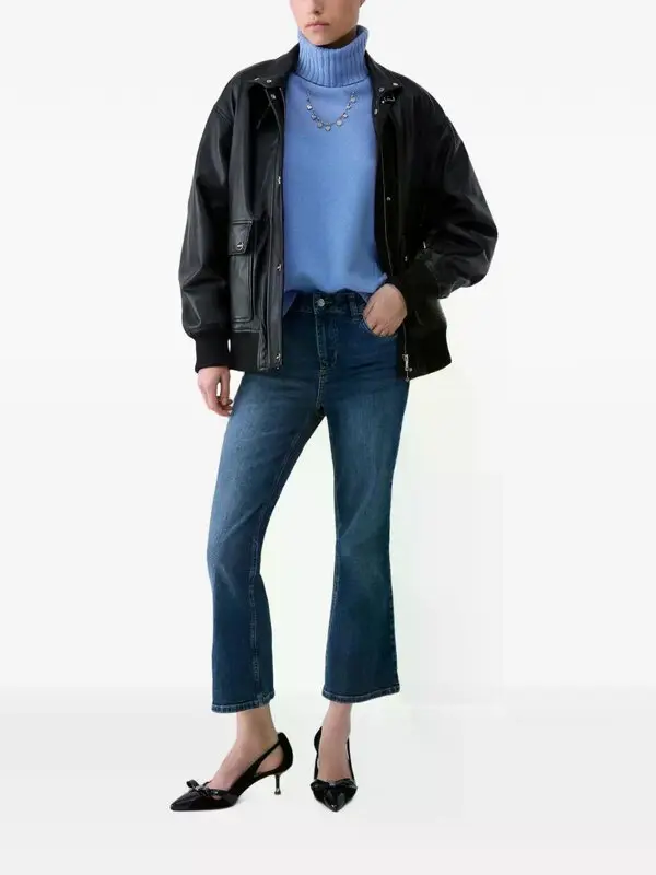 Liu Jo Bootcut Jeans With Rhinestones