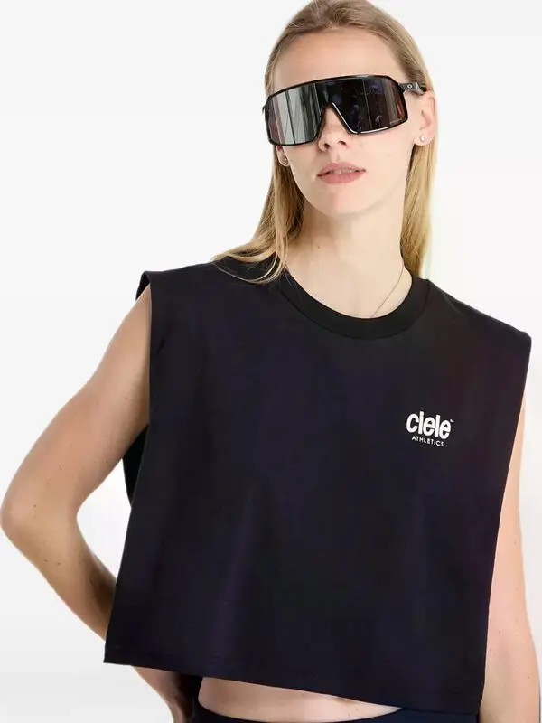 CIELE Logo-print Cropped Tank Top