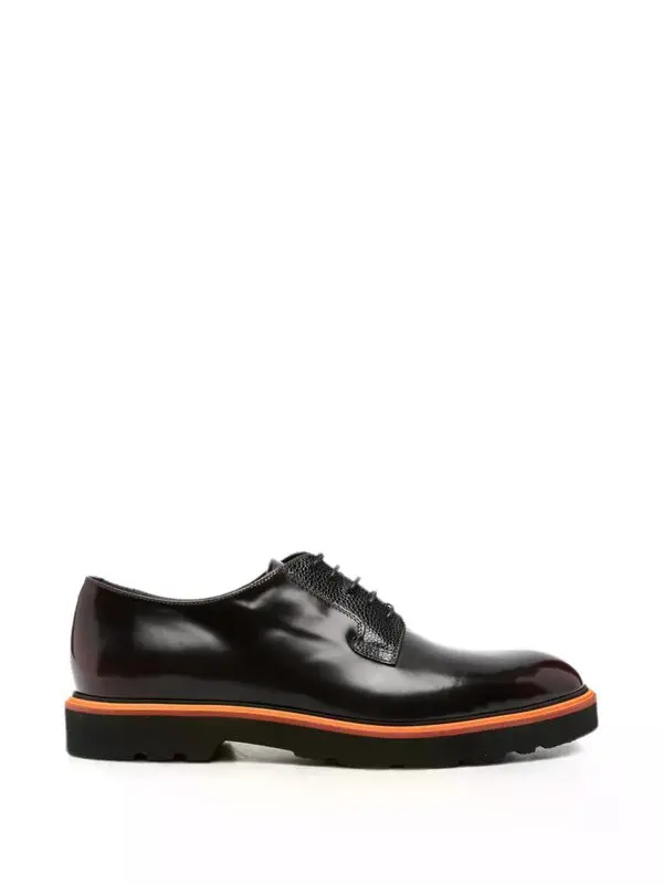 Paul Smith High-shine Derby Shoes - Brown