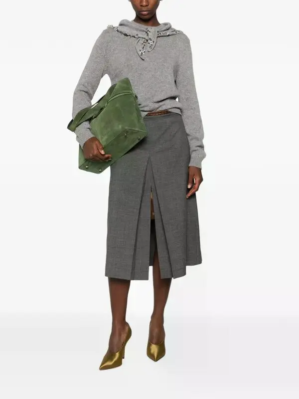 Prada Crystal-embellished Cashmere Sweater