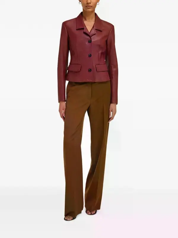 FERRAGAMO Fitted Deerskin Jacket