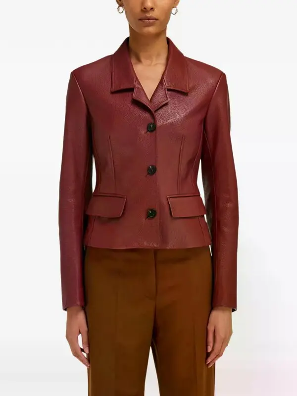 FERRAGAMO Fitted Deerskin Jacket