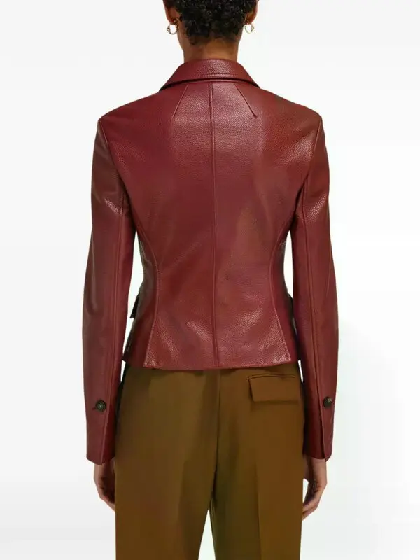 FERRAGAMO Fitted Deerskin Jacket