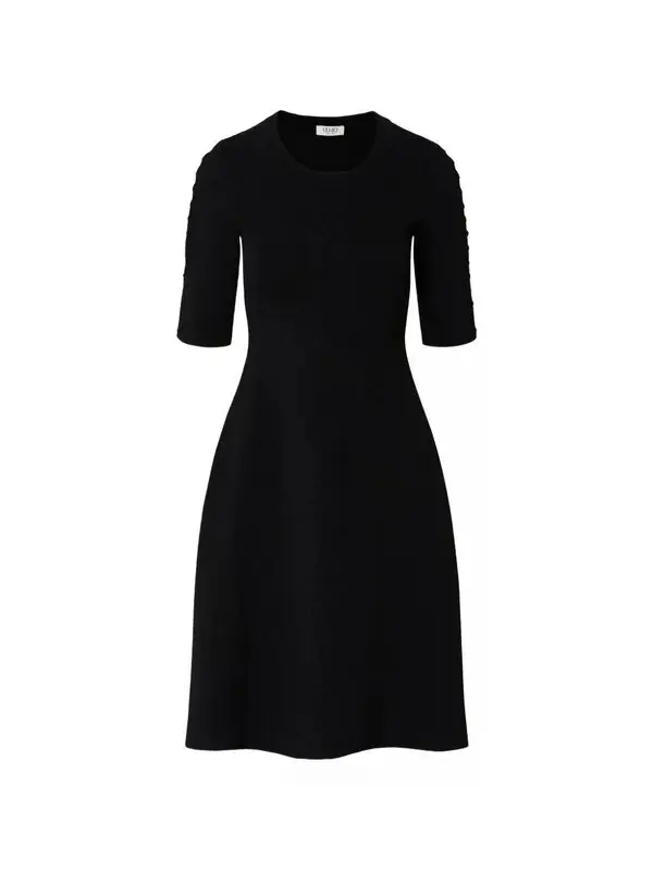 Liu Jo Knit Fit & Flare Dress - Black