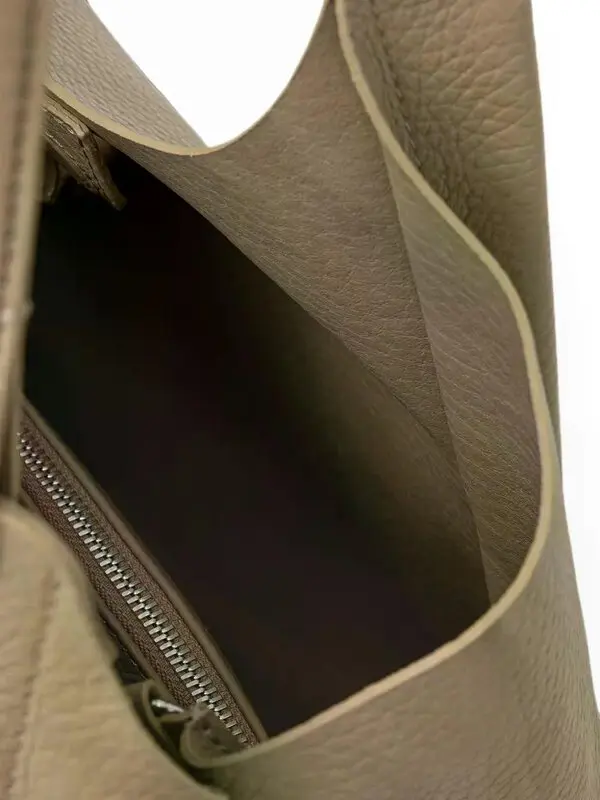 GIANNI CHIARINI Large Dua Grained Shoulder Bag