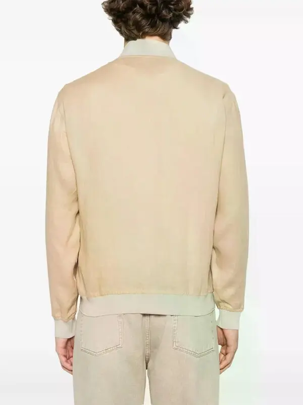 Kiton Linen Bomber Jacket