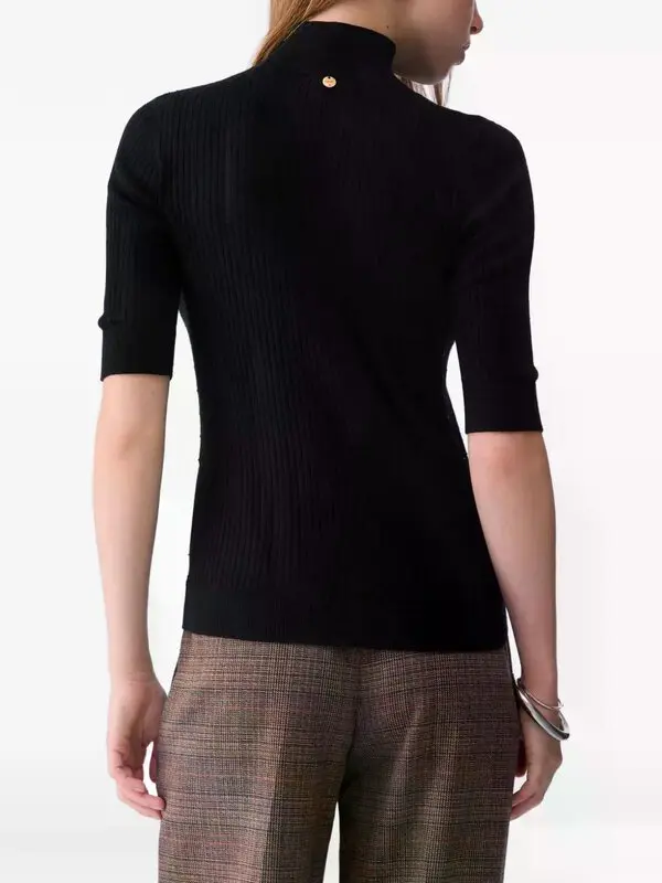 Liu Jo Wool Top With Rhinestones