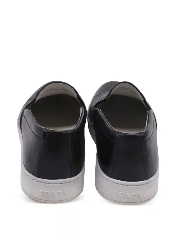 Prada Leather Sport Slip-on Sneakers