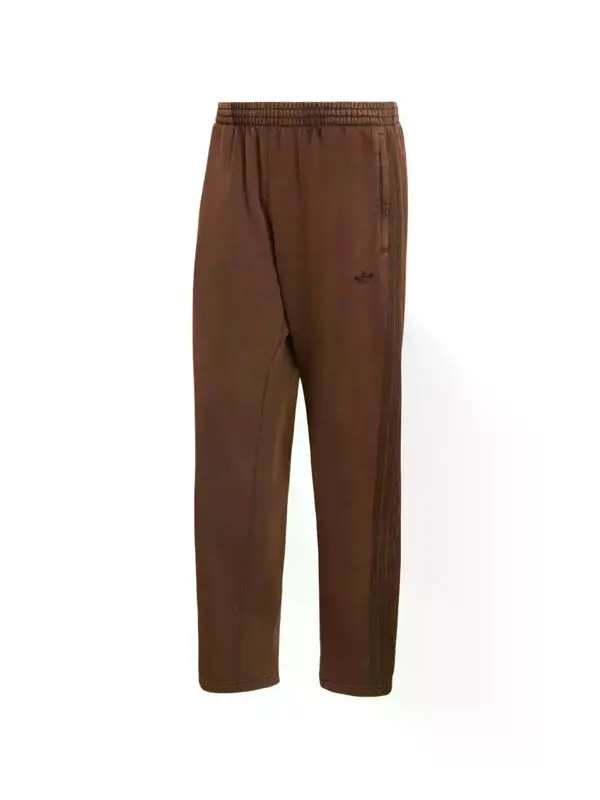 Adidas Logo-embroidered Track Pants - Brown