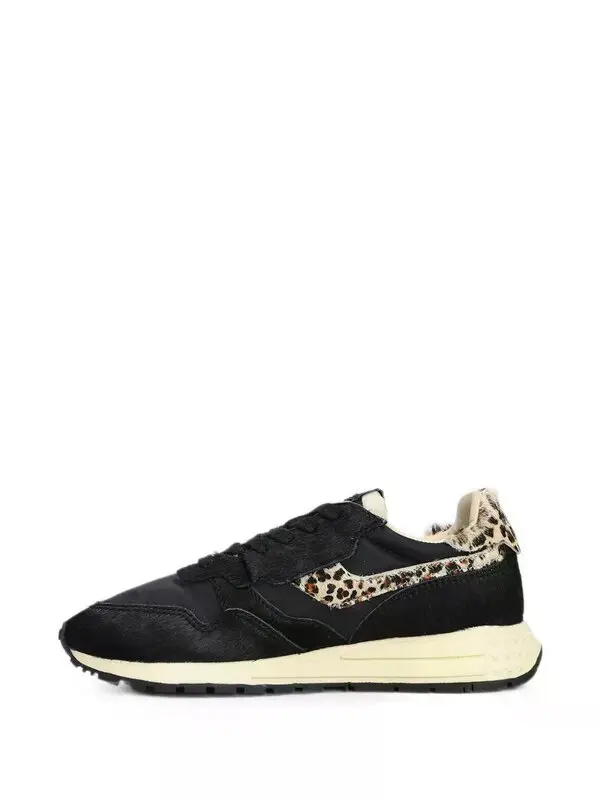 AUTRY Reelwind Low Leopard-print Panelled Sneakers